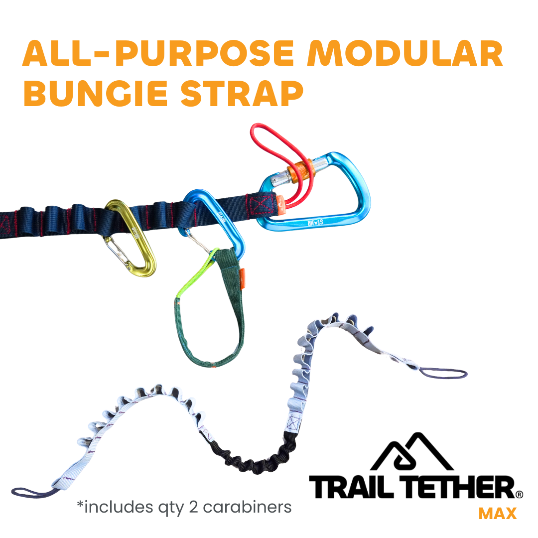 Trail Tether Max - All-Purpose Bungie Gear Management System